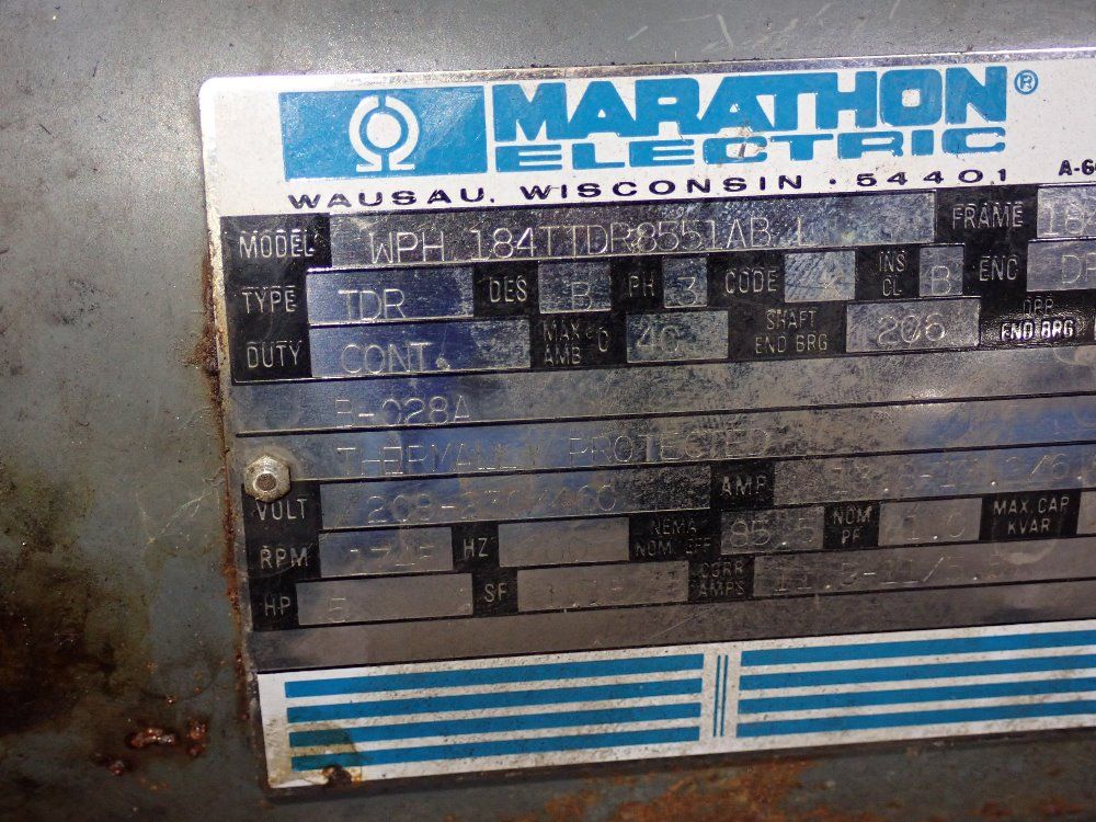 Used Marathon 5 Hp Motor | HGR Industrial Surplus