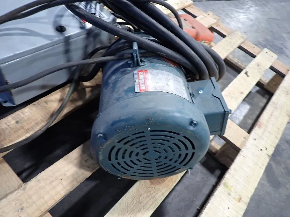 Used Motor W Electrical Box And Foot Pedal | HGR Industrial Surplus