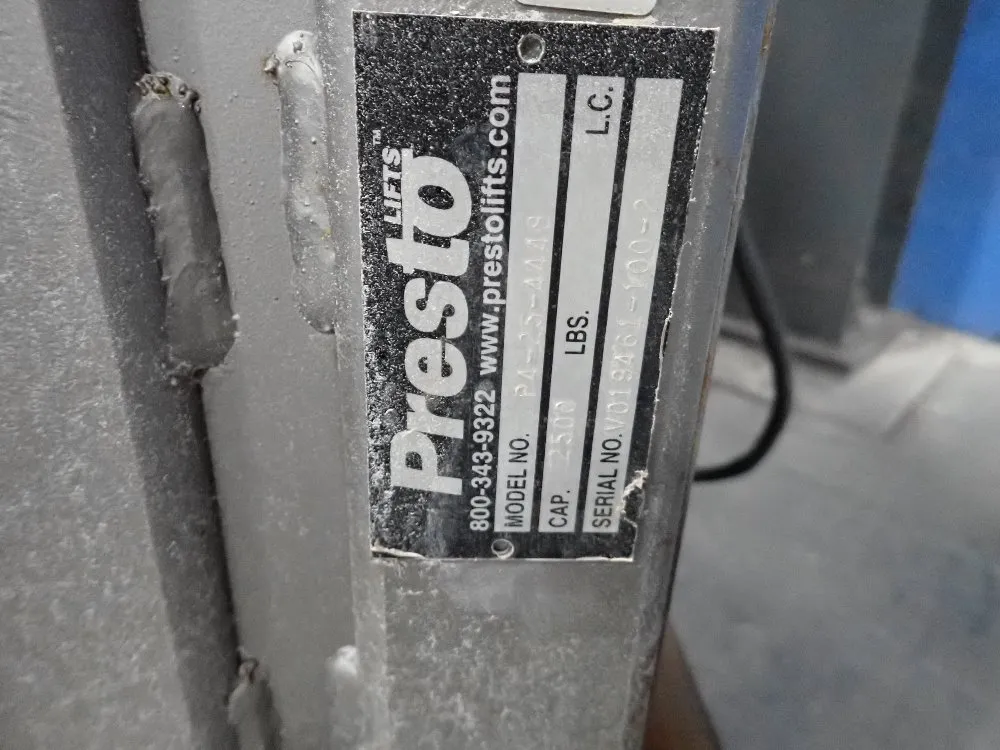 Used Presto Lift | HGR Industrial Surplus