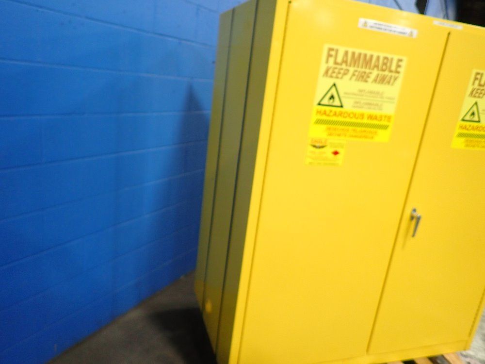 Used Eagle Manufacturing Large Flammable Cabinet | HGR Industrial...