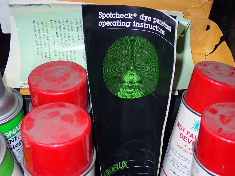 Used Magnaflux Dye Penetrant Test Kit (inspection Fluid) | HGR ...
