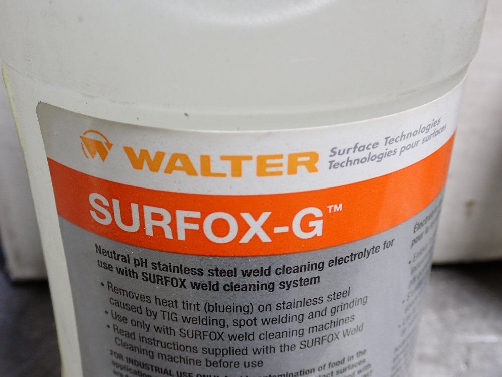 Used Walter Stainless Steel Weld Cleaning Fluid | HGR Industrial Surplus