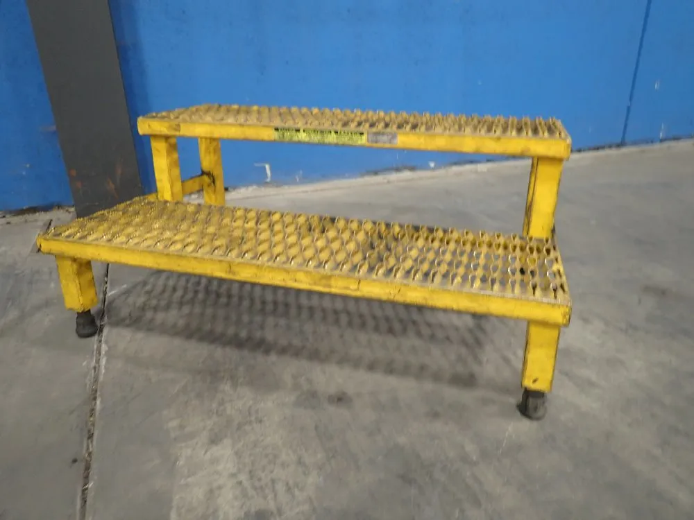 Used Vestil Two Step Steel Stairs | HGR Industrial Surplus