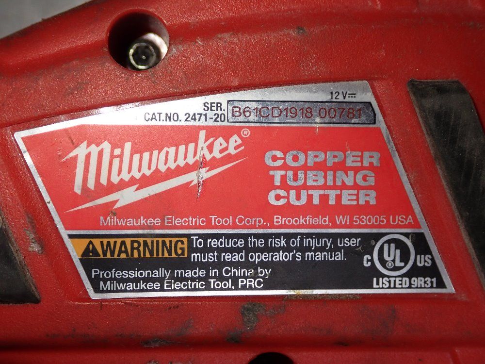 Used Milwaukee Copper Tubing Cutter | HGR Industrial Surplus