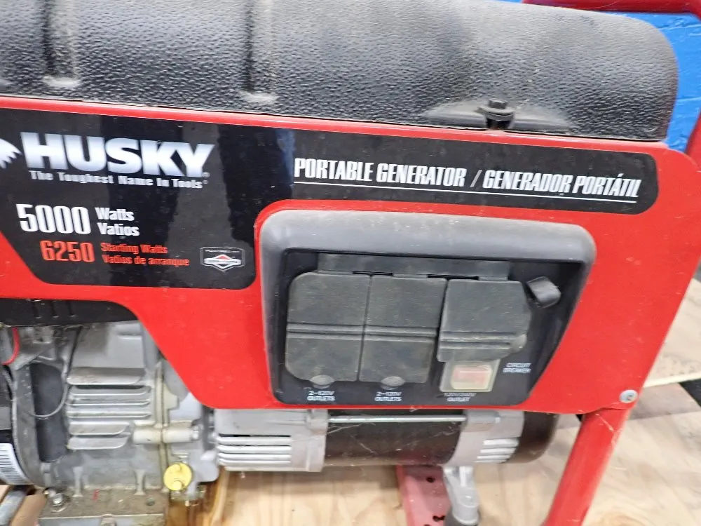 Used Husky Portable Generator | HGR Industrial Surplus