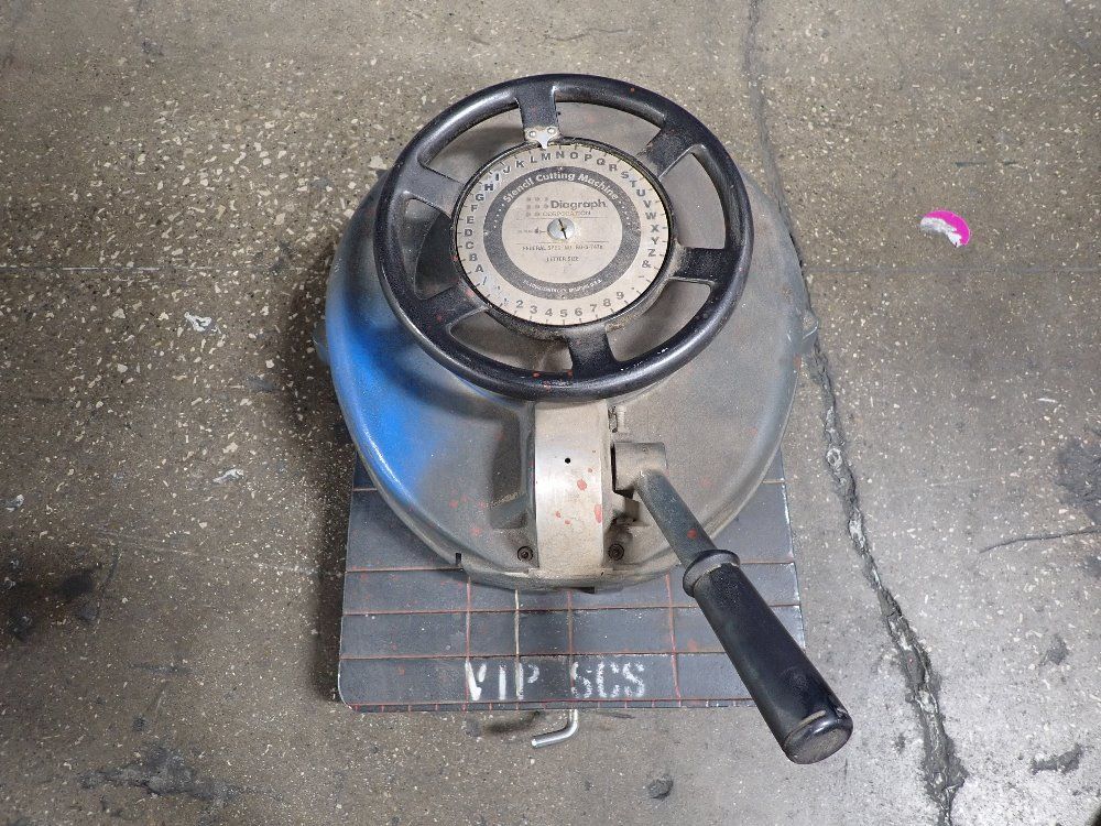 Used Diagraph Stencil Cutting Machine | HGR Industrial Surplus