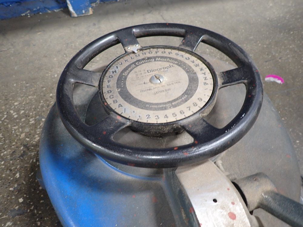 Used Diagraph Stencil Cutting Machine | HGR Industrial Surplus