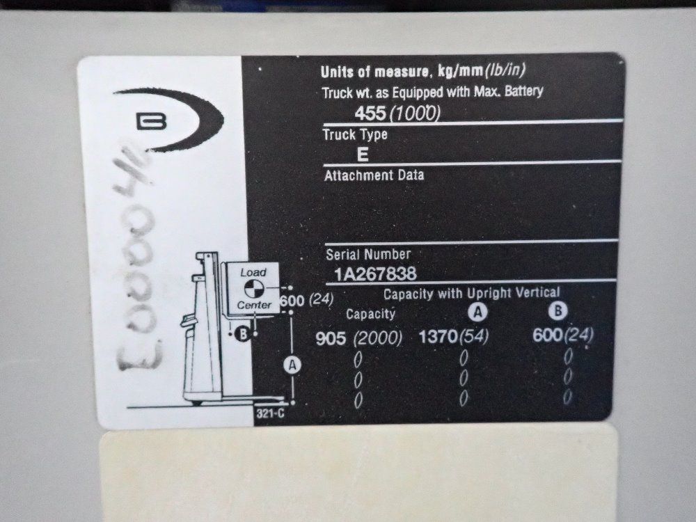 Used Crown 2003 Crown 20bs Electric Straddle Lift | HGR Industrial...