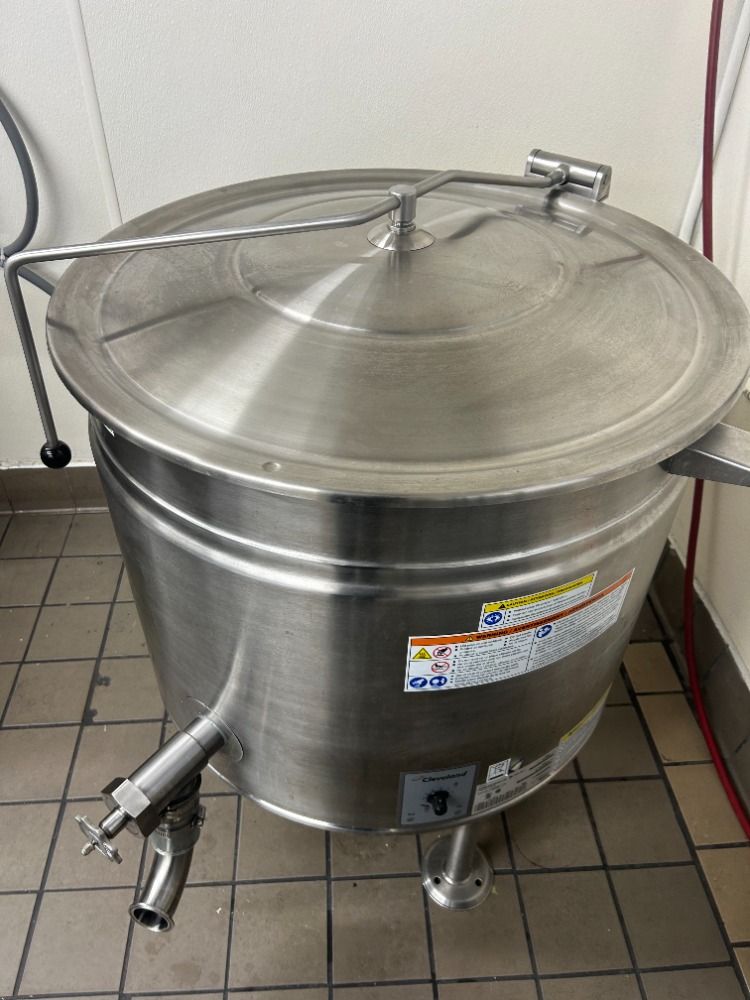 Used Cleveland Cleveland Kel-40-sh 40 Gallon Stationary Full Steam...