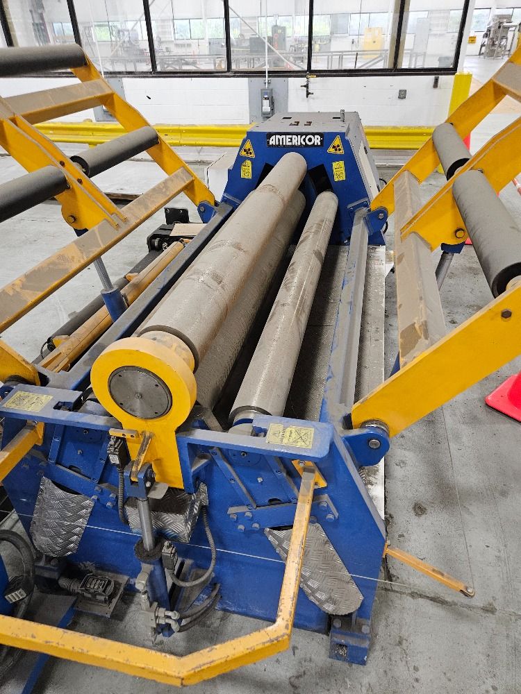Used Americor Americor 4rsp 180/6 4 Roll 6' X 1/4" Hydraulic Plate...