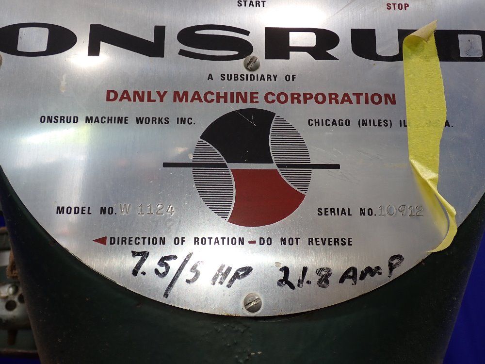 Used Onsrud Overhead Pin Router | HGR Industrial Surplus