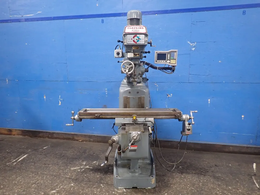 Used Clausing Clausing Fv-1 Vertical Mill | HGR Industrial Surplus