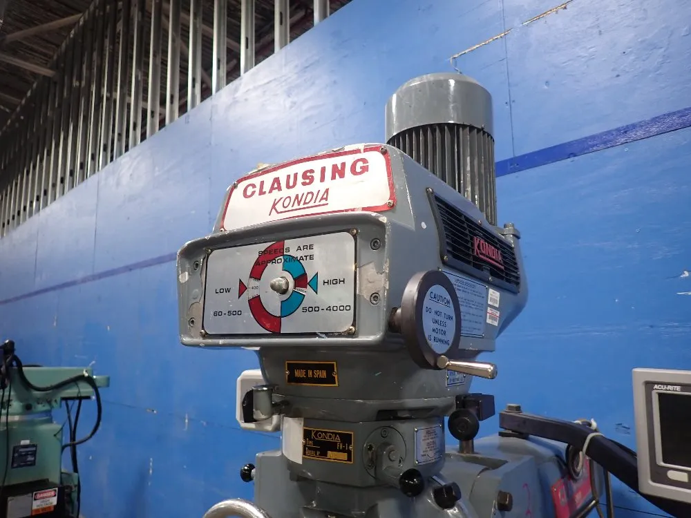 Used Clausing Clausing Fv-1 Vertical Mill | HGR Industrial Surplus