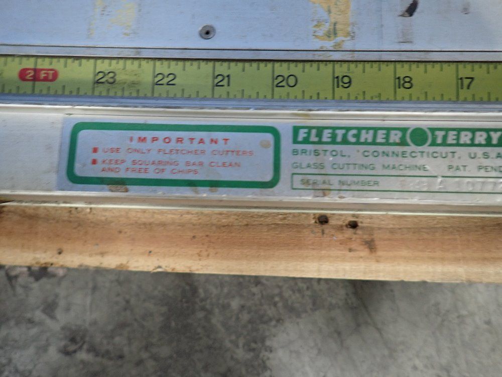 Used Fletcher Terry Glass Cutting Machine | HGR Industrial Surplus