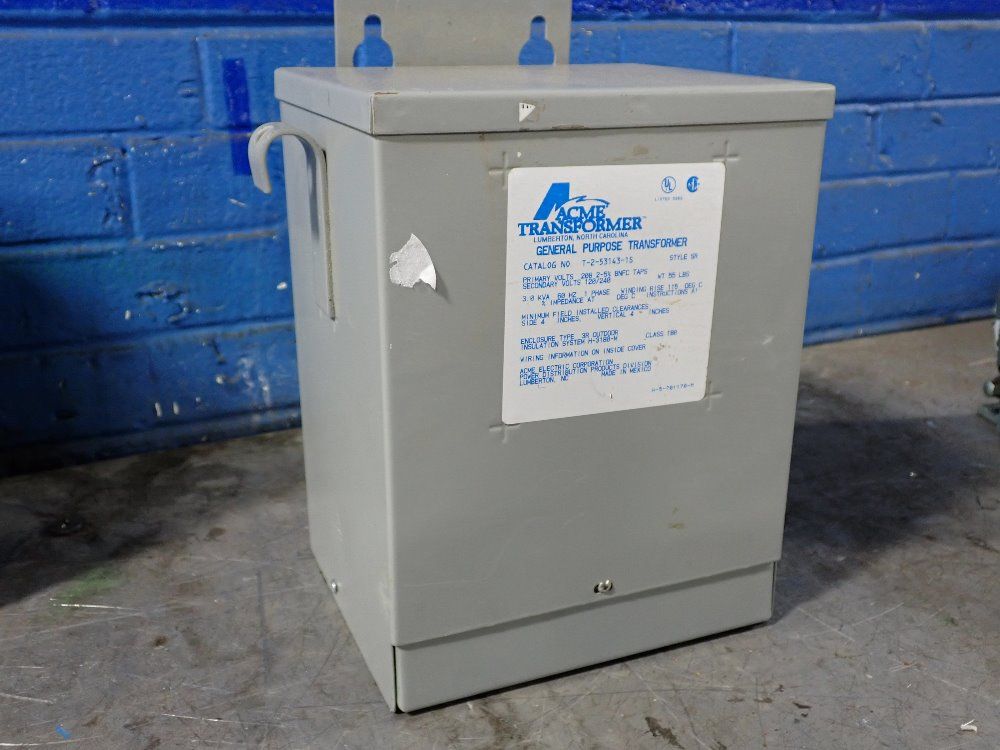 Used Acme Transformer | HGR Industrial Surplus