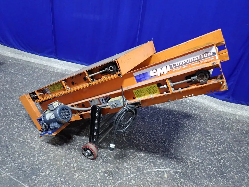 Used Emi Plastic Equipment Power Belt Conveyor | HGR*24