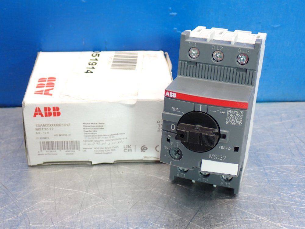 Used ABB Ms132-12 Manual Motor Starter | HGR*24