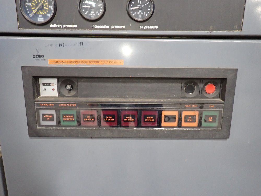 Used Atlas Copco 1986 Atlas Copco 75 Hp Air Compressor | HGR Industrial...