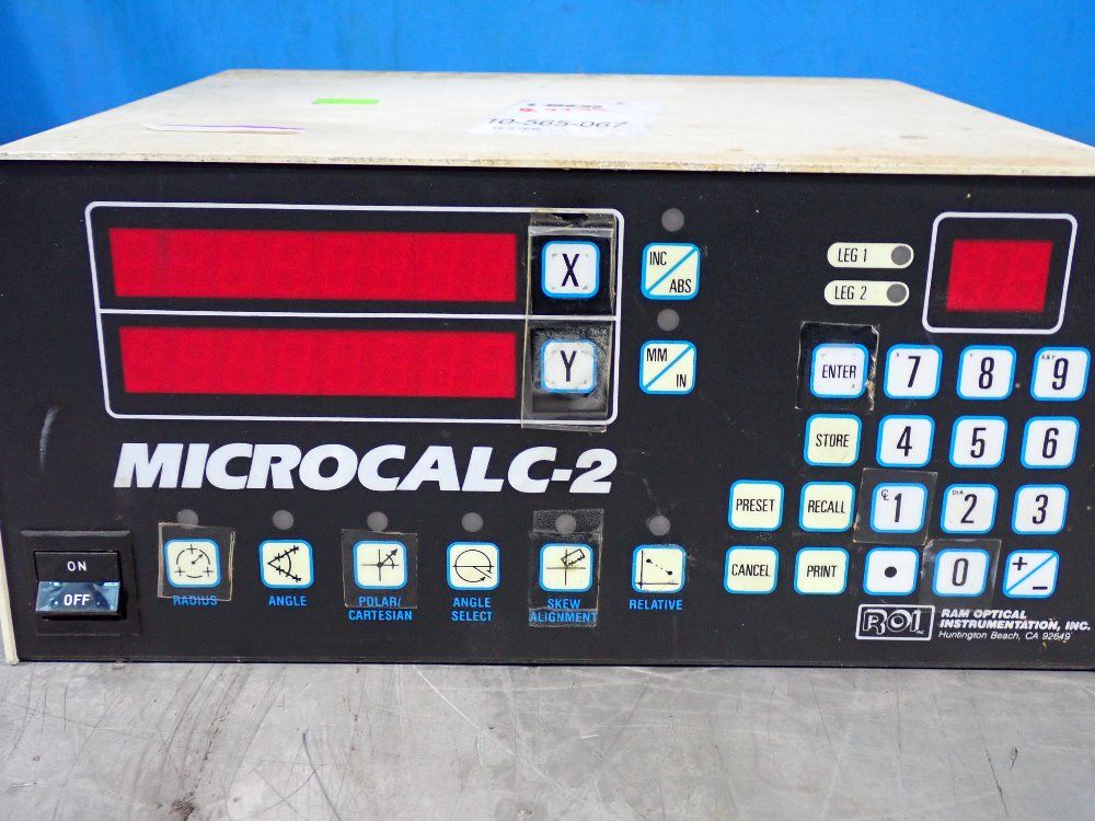 Used Ram Optical Inc. Microcalc-2 | HGR Industrial Surplus