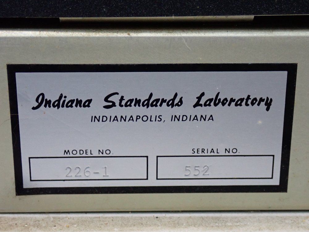 Used Indiana Standards Laboratory Millivolt Drop Meter | HGR Industrial...