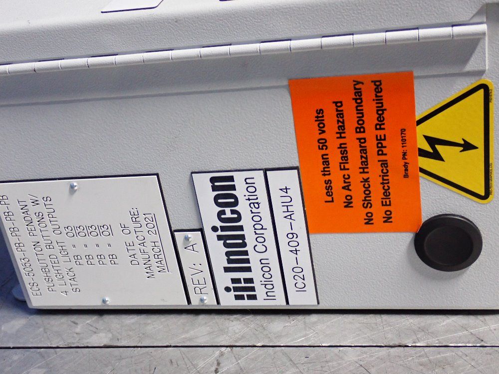 Used Indicon Industrial Control Panel Enclosure | HGR Industrial Surplus