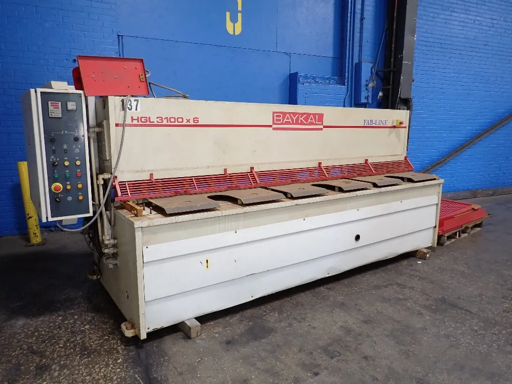 Used Baykal Baykal Hgl3100x6 Shear | HGR*24