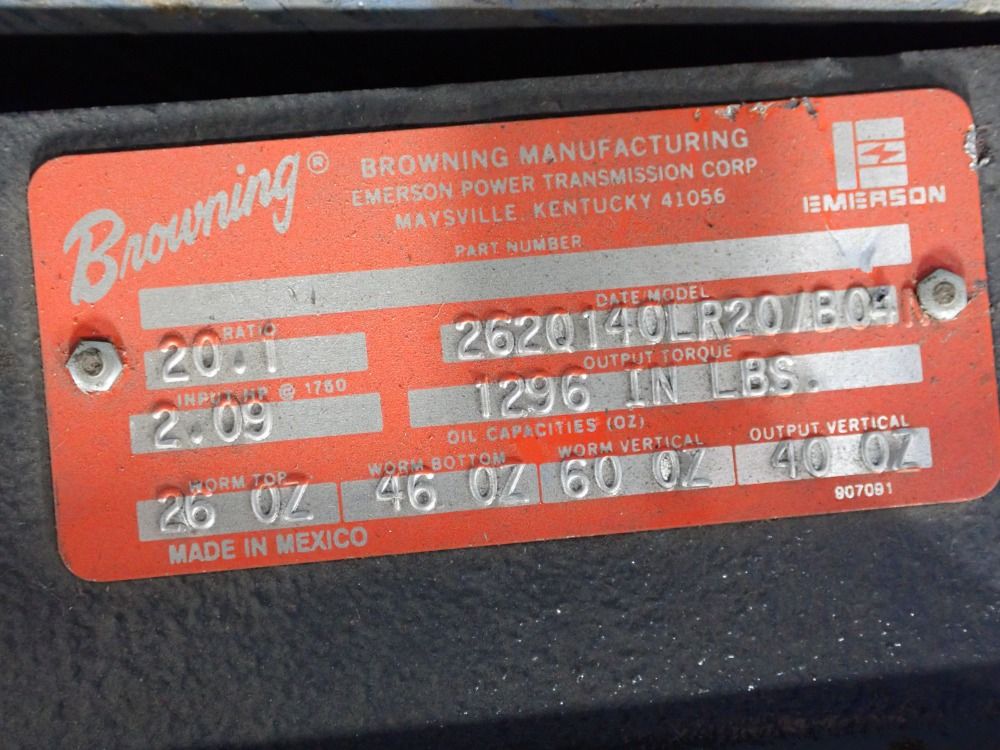 Used Browning Speed Reducer | HGR Industrial Surplus