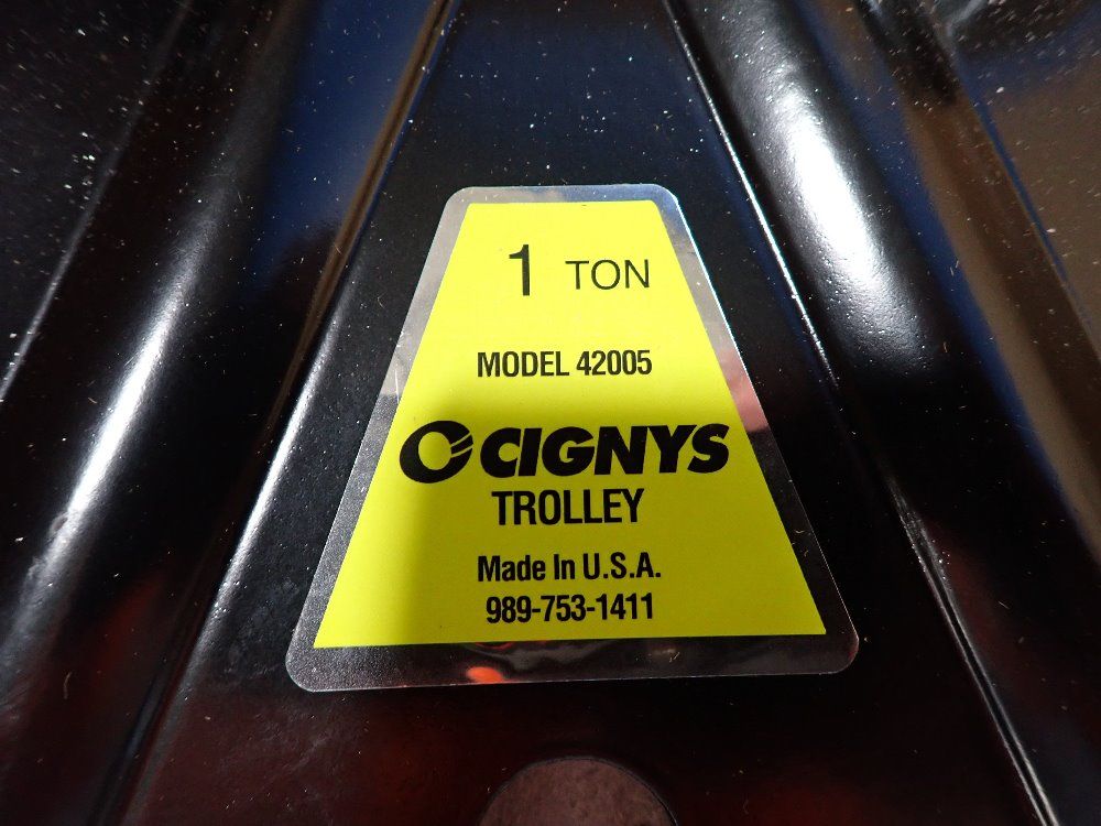 Used Cignys Ball Bearing Trolleys For Hoists | HGR Industrial Surplus