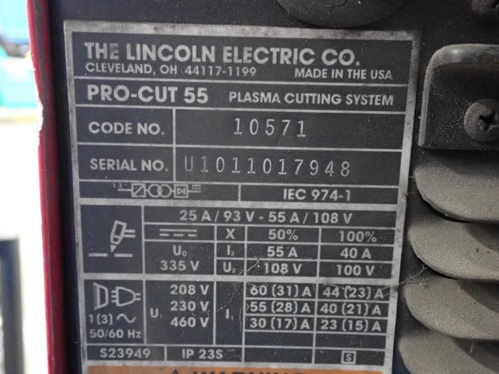 Used Lincoln Electric Plasma Cutting System | HGR Industrial Surplus