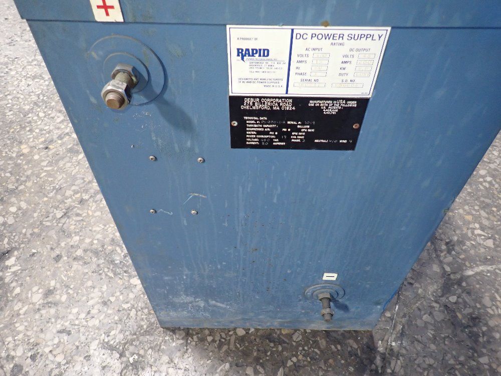 Used Rapid Rapid 200 Amps Rectifier | HGR Industrial Surplus