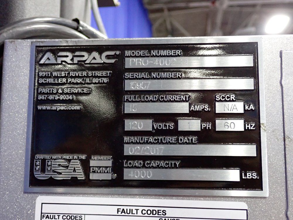 Used Arpac Arpac Pro-4002-h Stretch Wrapper | HGR Industrial Surplus