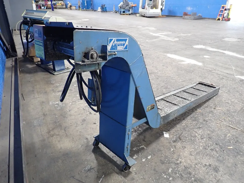 Used Jorgensen Incline Chip Conveyor | HGR Industrial Surplus