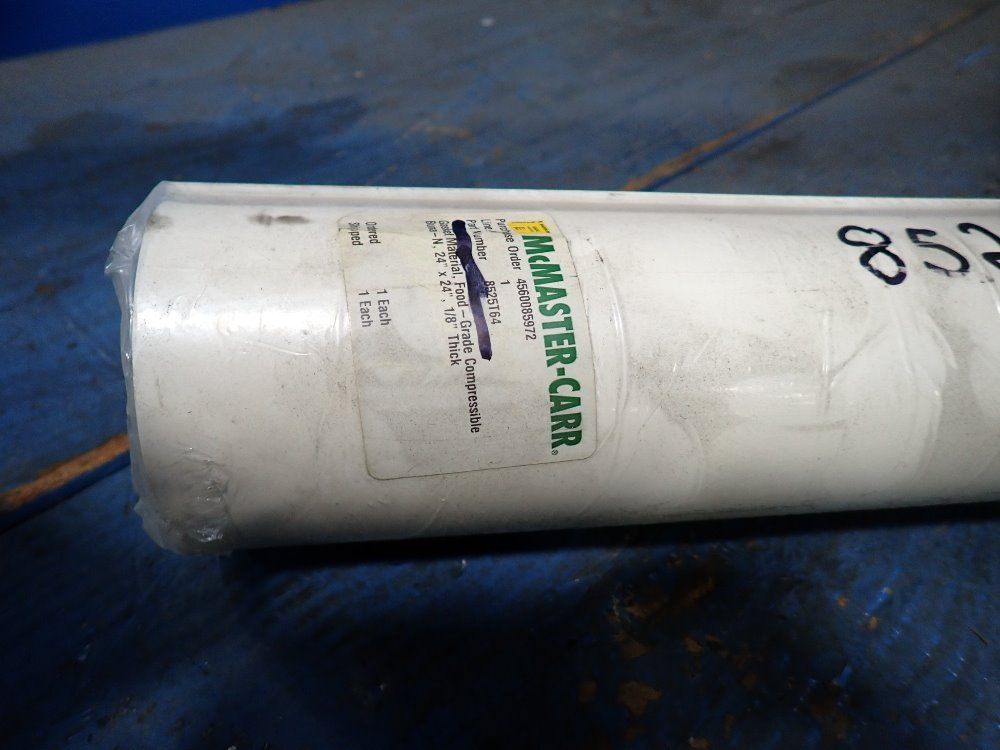 Used Mcmaster-carr Food Grade Gasket Material Sheet | HGR Industrial...