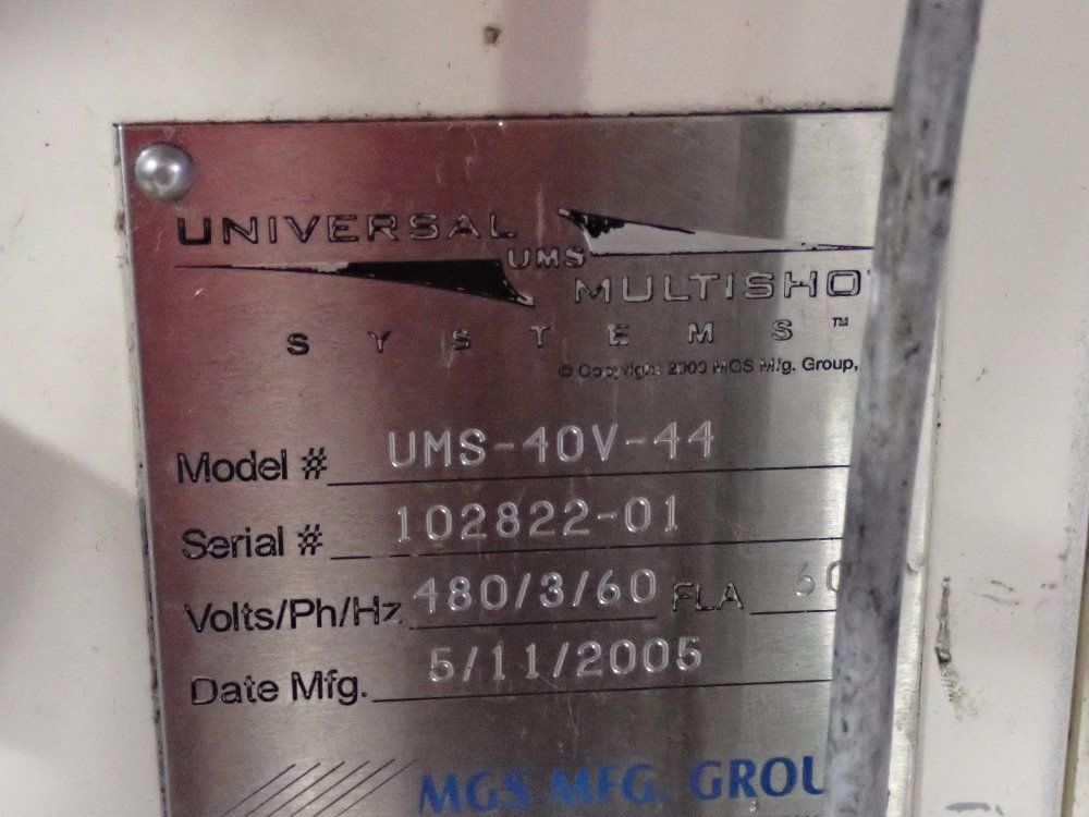 Used Universal Multishot Systems Hydraulic Unit | HGR Industrial Surplus