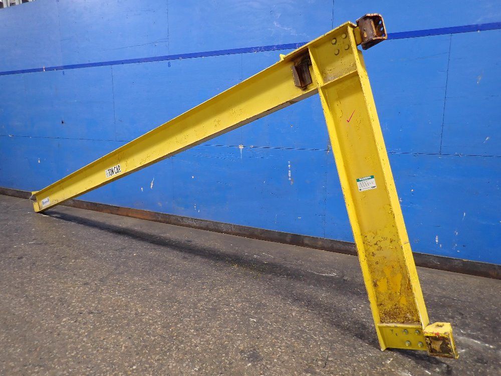 Used Bushman 1/2 Ton Wall Mount Jib Crane Arm | HGR Industrial Surplus