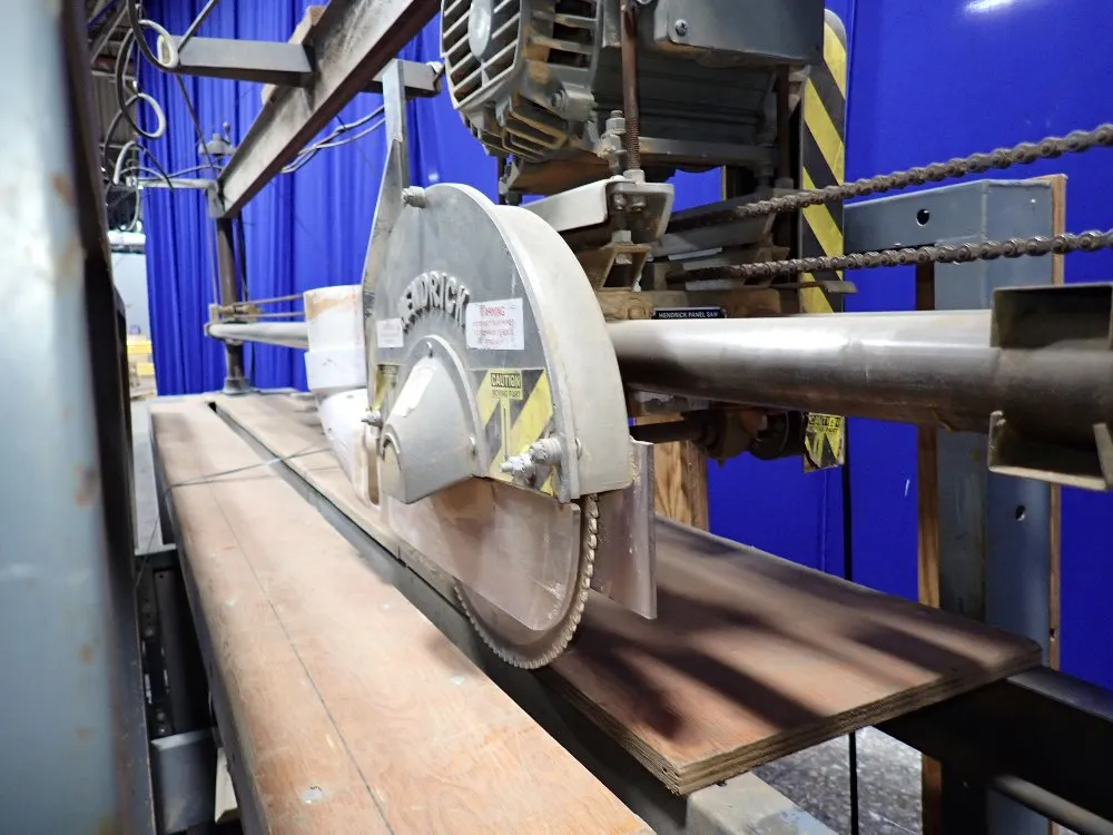 Used Hendrick Panel Saw | HGR Industrial Surplus
