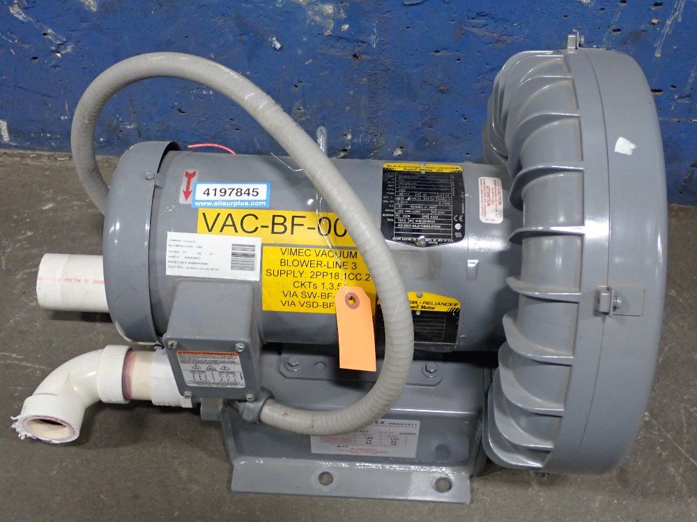 Used Spencer Vortex Vacuum Blower | HGR Industrial Surplus
