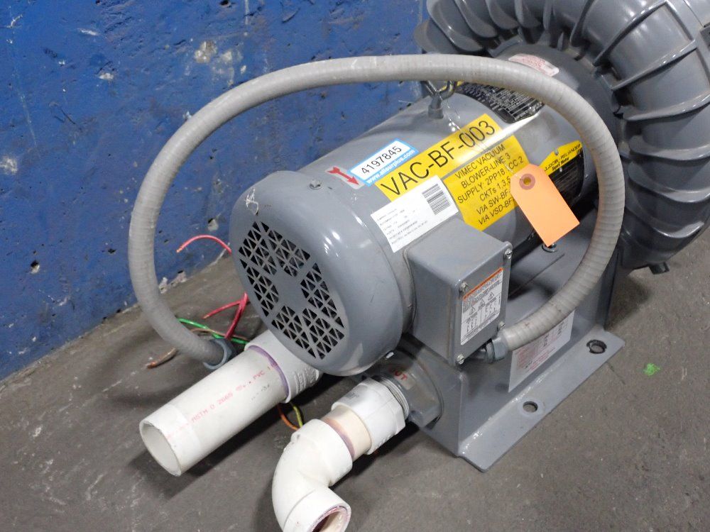 Used Spencer Vortex Vacuum Blower | HGR Industrial Surplus