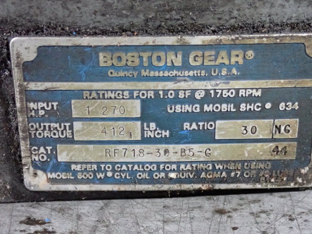 Used Boston Gear Reducer | HGR Industrial Surplus