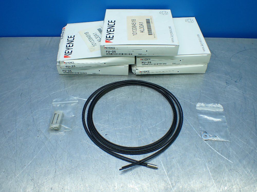 Used Keyence 5 Reflective Fiber Units. | HGR*24