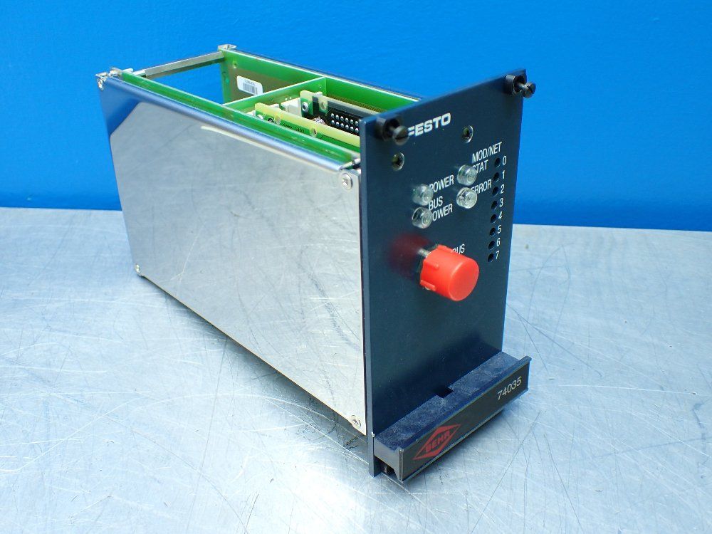 Festo Field Bus Node For Remote Valve Card Station - Ic-fsi-11-8e-sa...