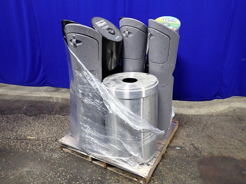 Used Sanitation Stations/trash/recycle Receptacles | HGR*24