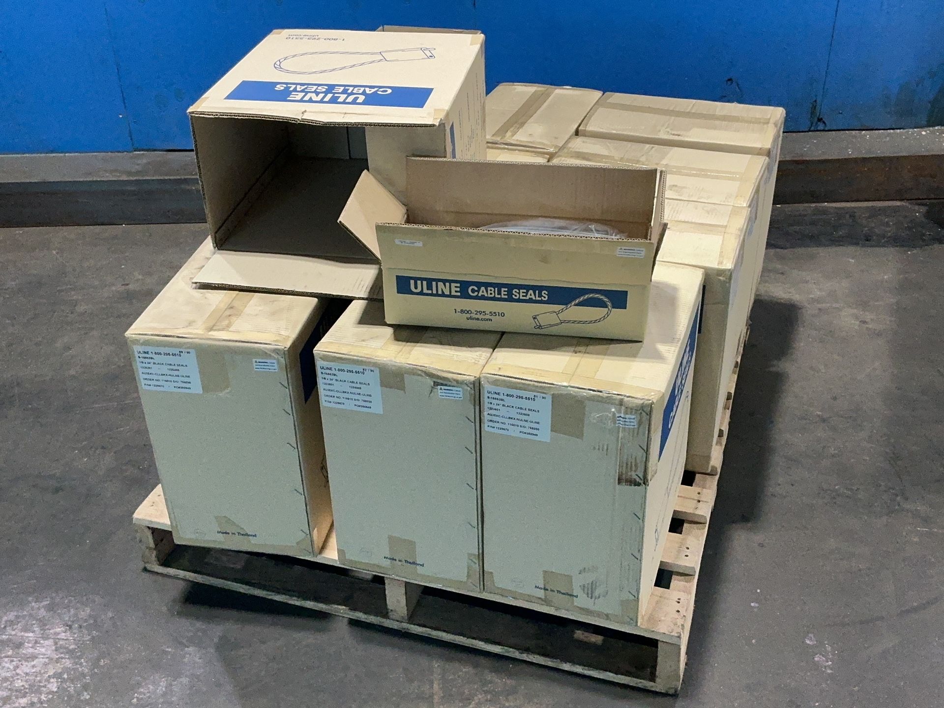 Uline Cable Seals - S-15562bl | HGR*24