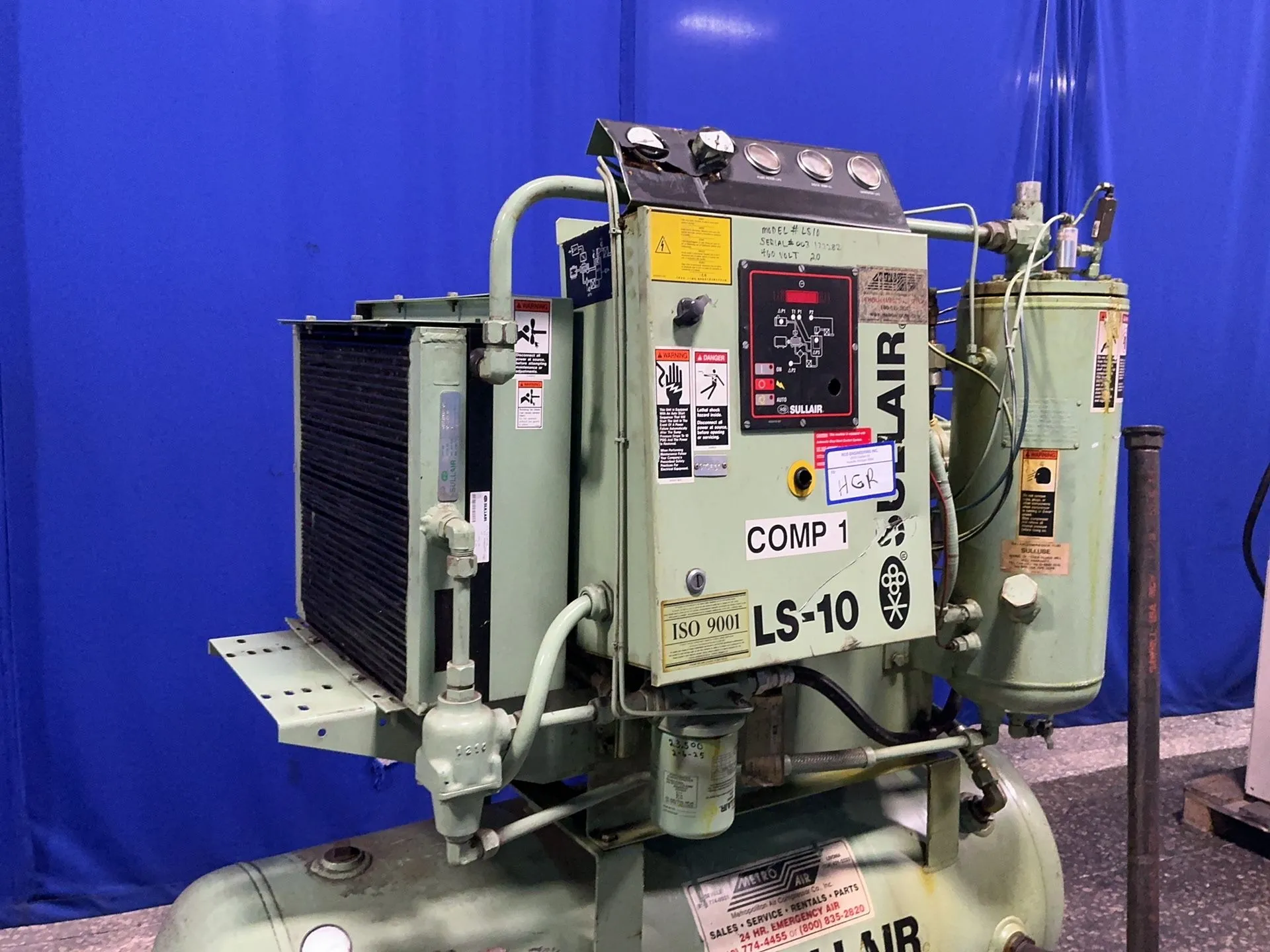 Sullair 25 Hp Air Compressor - Ls10a-25h/a/sul | HGR*24