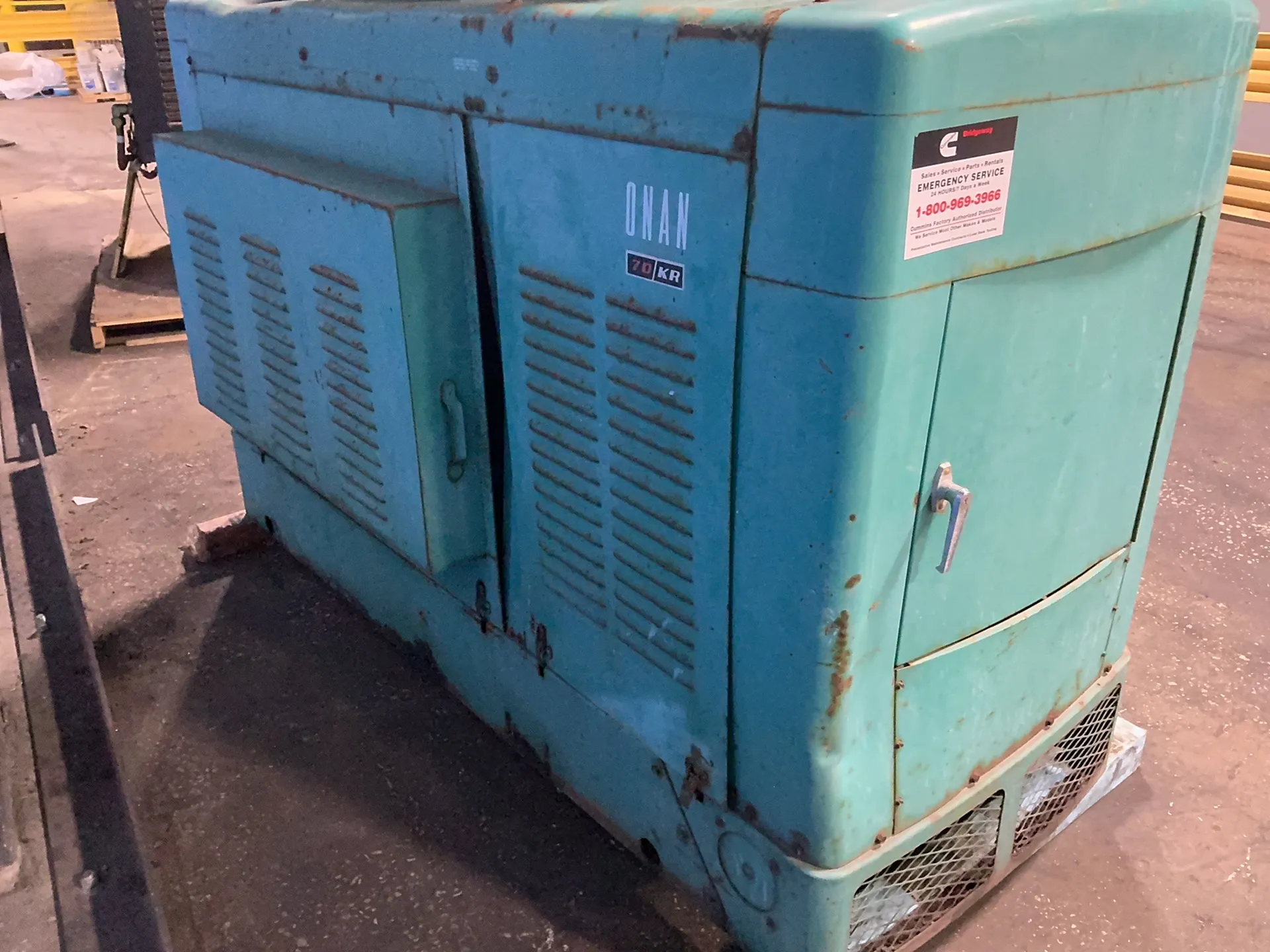 Onan 70 Kw, 58 Kva Generator - 70 Okr-15r/9296t | HGR*24