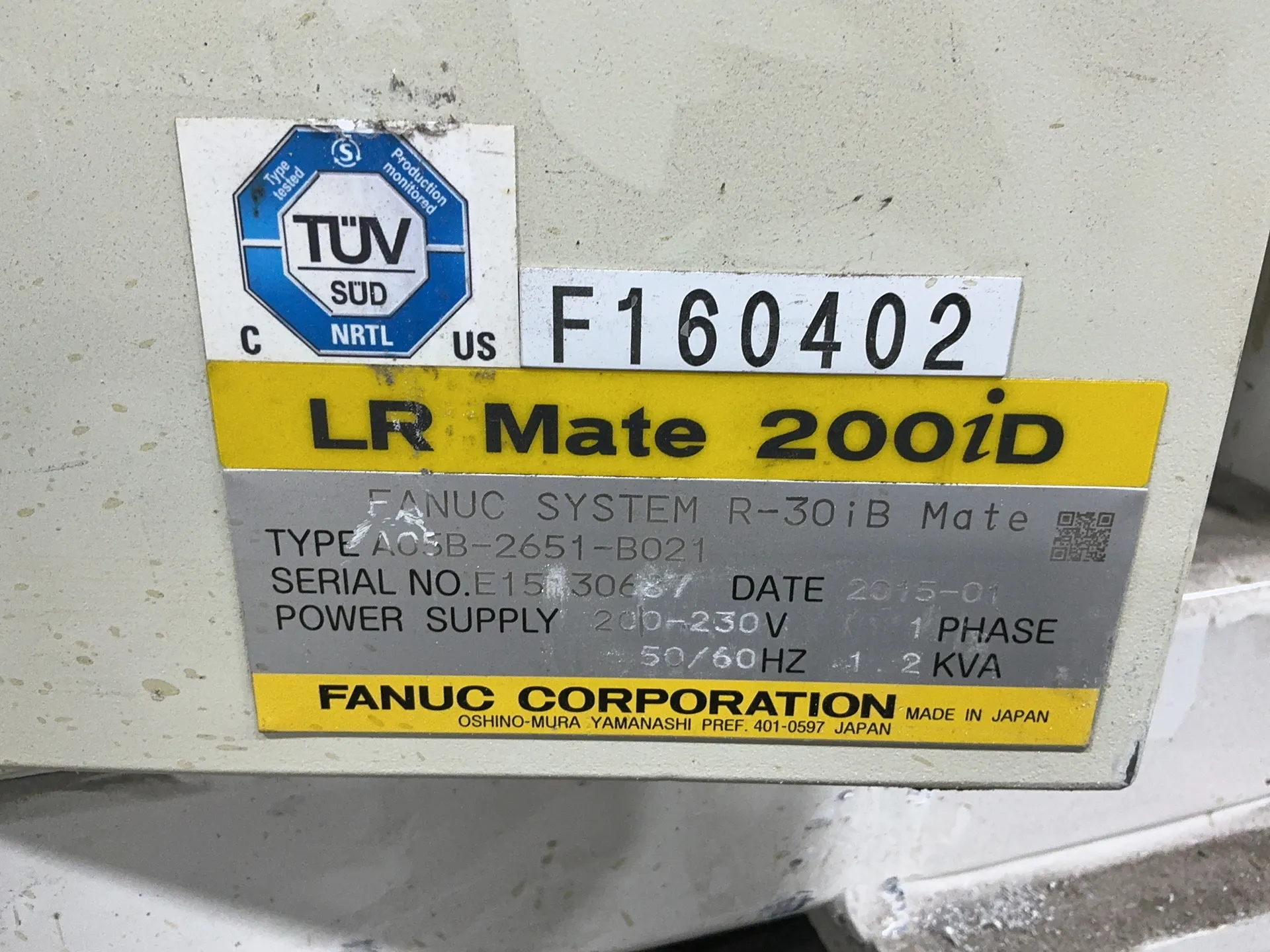 Fanuc Robot - Lr Mate 200id | HGR*24