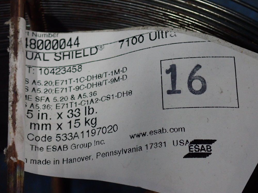 Used The Esab Group Welding Wire | HGR Industrial Surplus