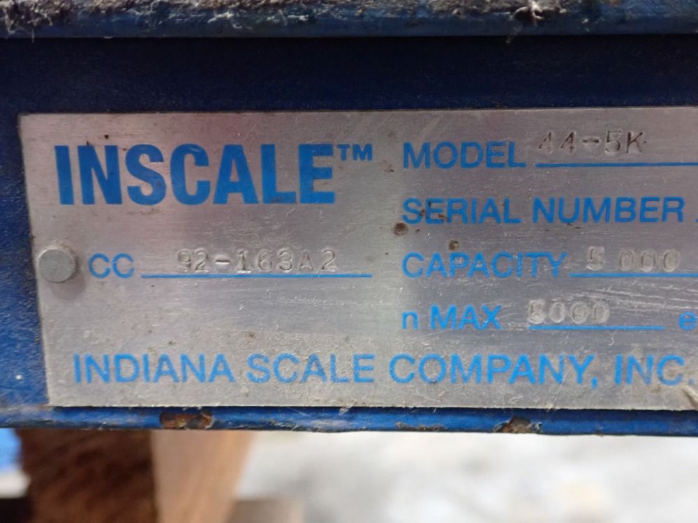 Used Inscale Floor Scale W/ Dro | HGR Industrial Surplus