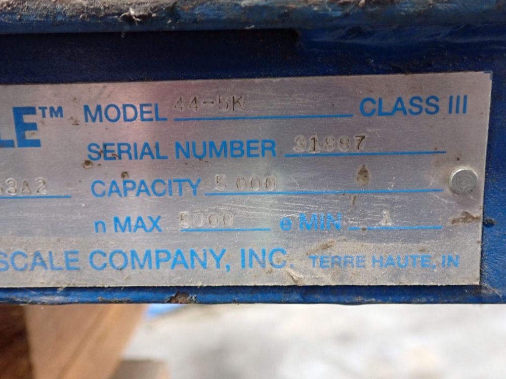 Used Inscale Floor Scale W/ Dro | HGR Industrial Surplus