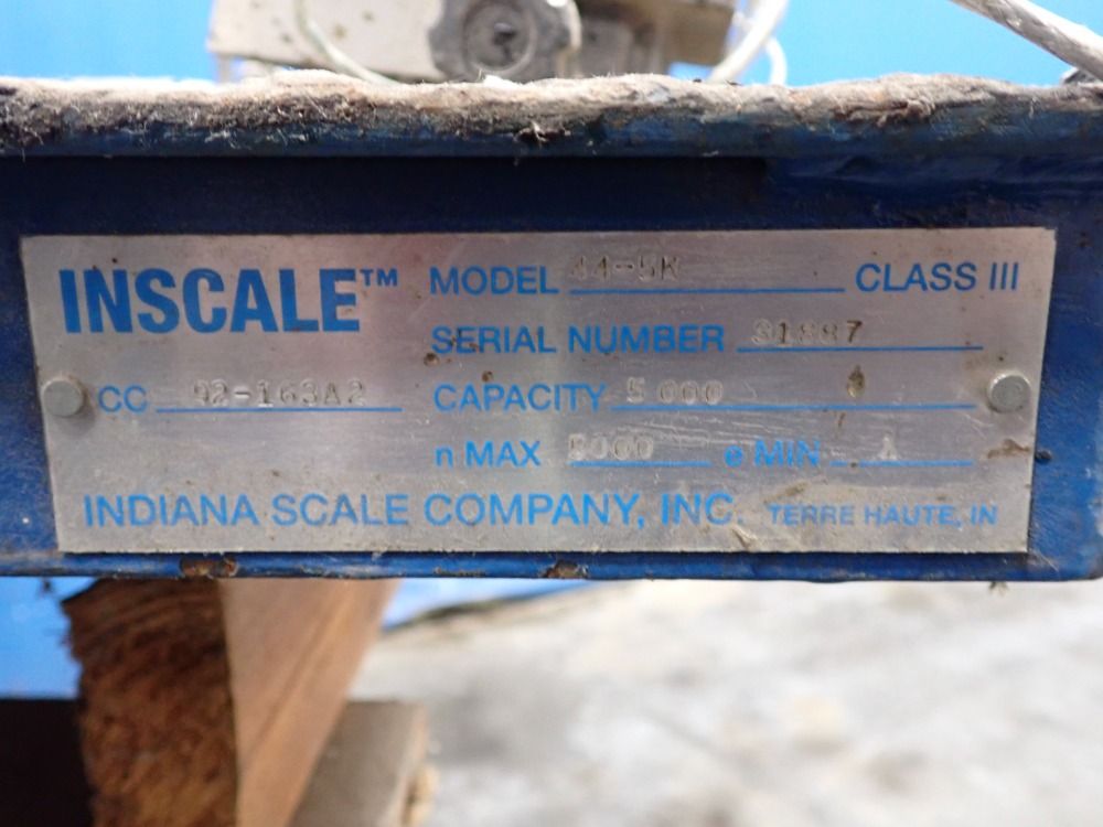 Used Inscale Floor Scale W/ Dro | HGR Industrial Surplus